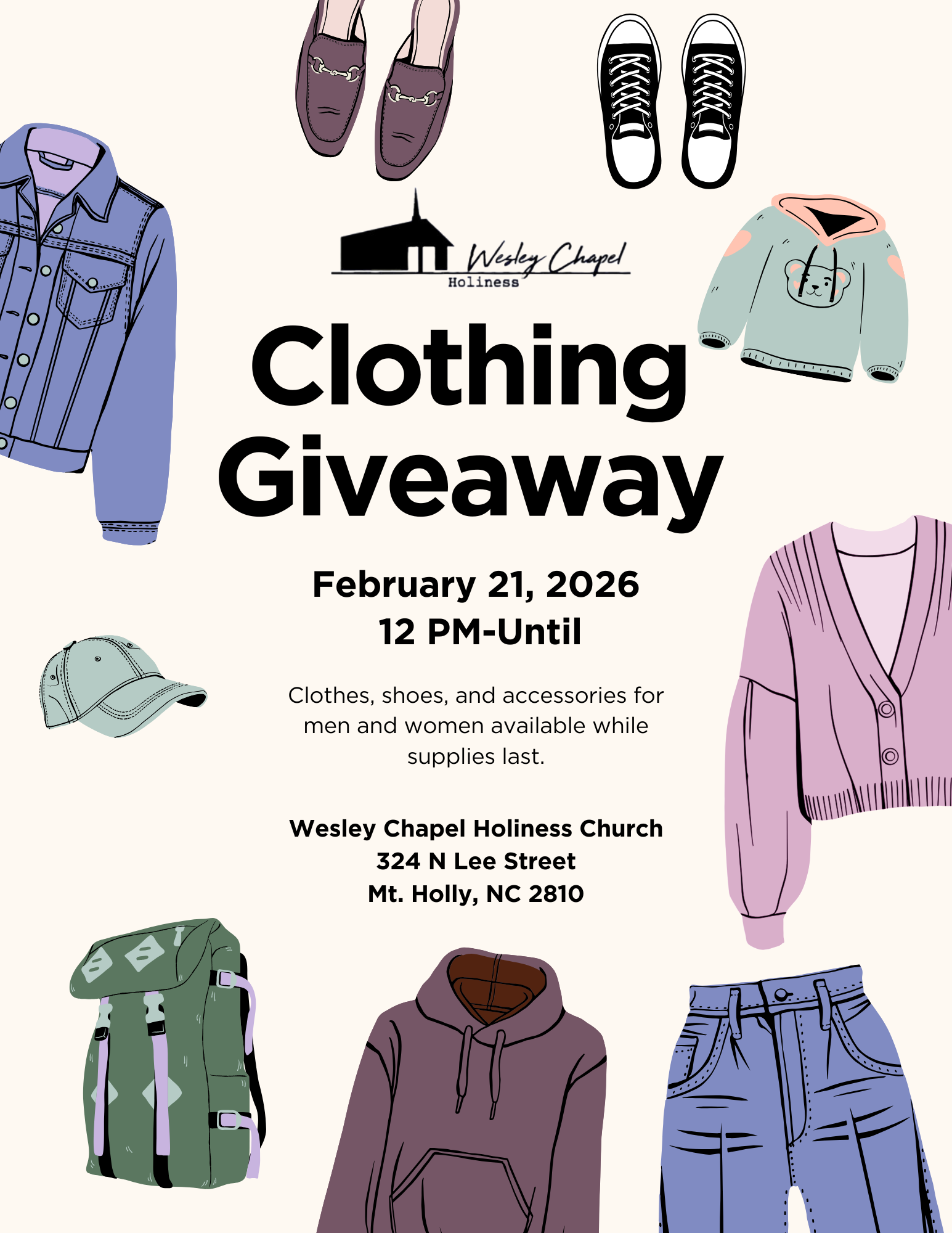 WCHC Clothing Giveaway – Wesley Chapel
